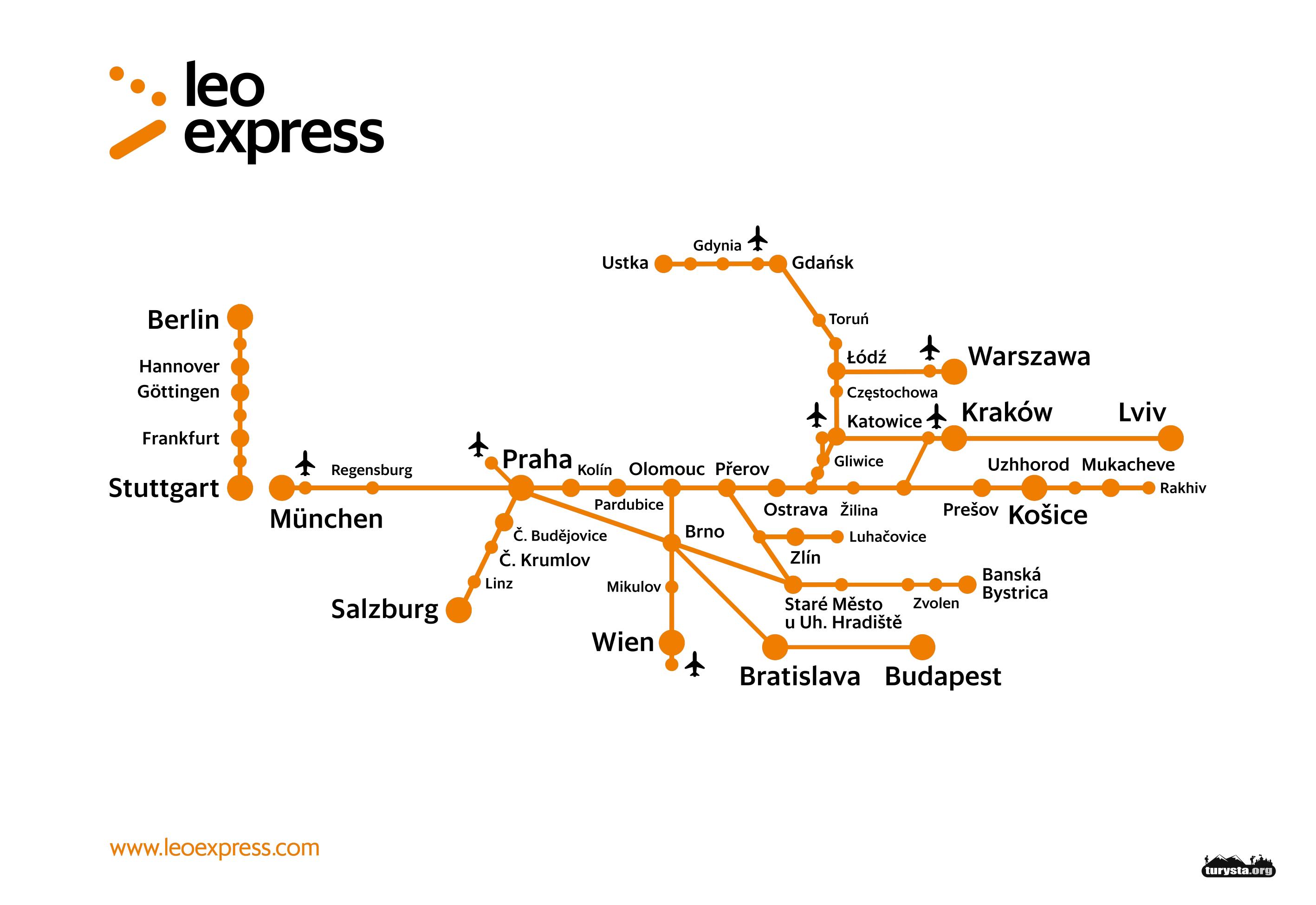 Nowy przewoźnik kolejowy w Polsce - Leo Express - Turysta.org