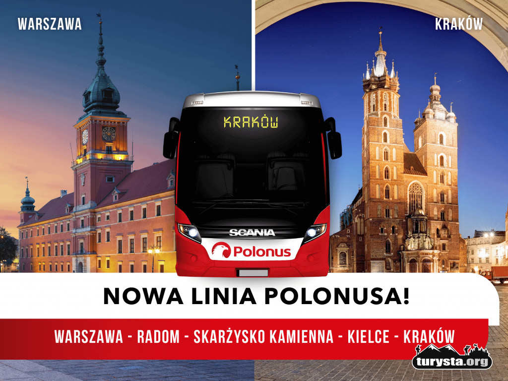 Nowa linia Polonus z Warszawy do Krakowa - Turysta.org