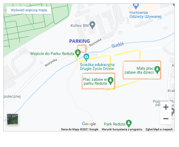 Plac zabaw w Parku Reduta w Krakowie - Turysta.org