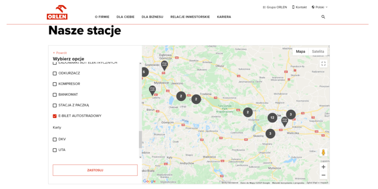interaktywna-mapa-stacji-Orlen | Turysta.org
