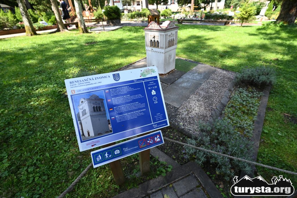 Park miniatur i kolejek Mini Slovensko w Liptowskim Janie na Słowacji ...